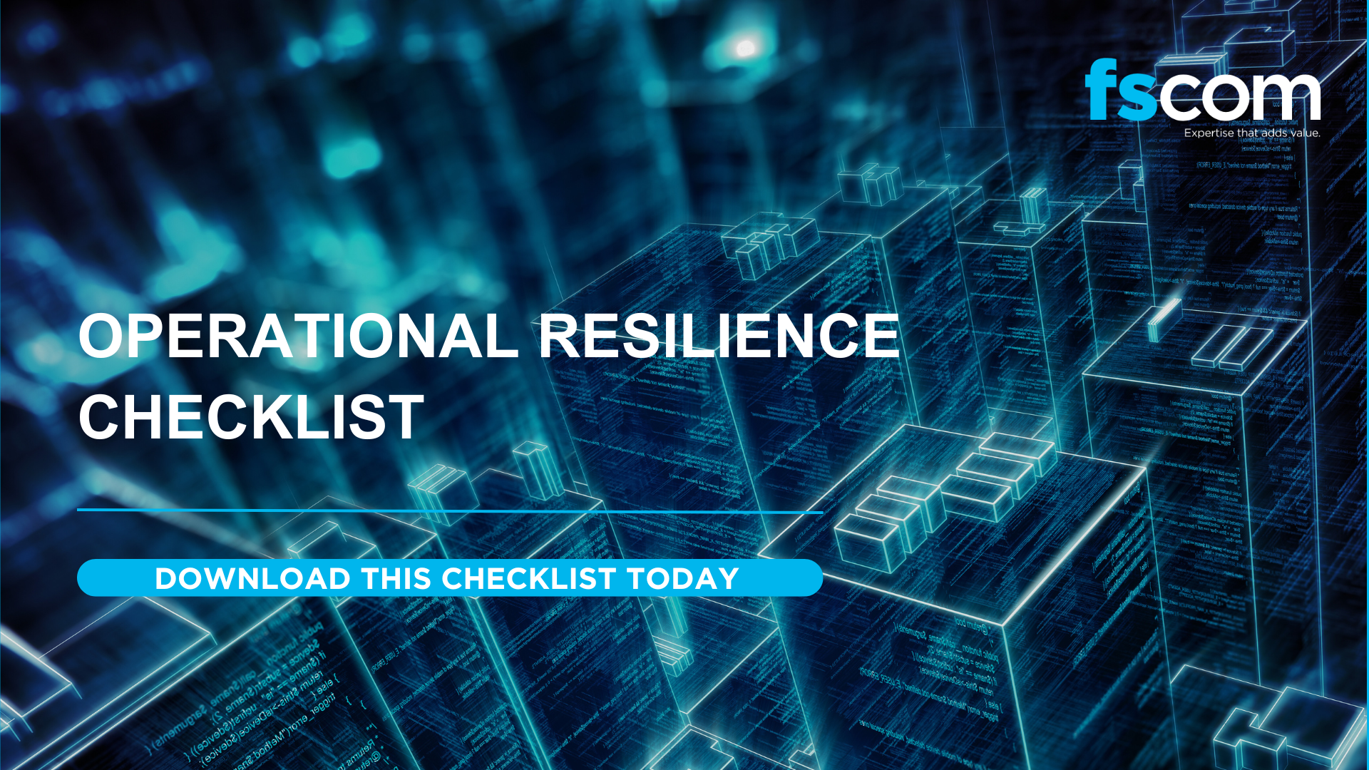Operational Resilience Checklist